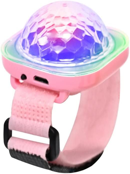 Lancoon Disco Ball Light, Wearable Mini Portable LED Lamp Night Strobe ...