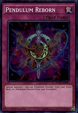 Amazon.com: 2017 Yu-Gi-Oh Pendulum Evolution 1st Edition #PEVOEN041 Pendulum Reborn SR ...