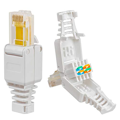 cat. 5e Tool-Less RJ45 connector with kink protection – BigaMart