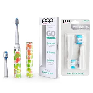 Amazon.com: Pop Sonic Electric Toothbrush (Green Bubble) Bonus 2 Pack ...
