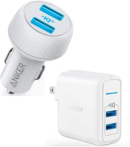 Amazon.com: Anker Elite Dual Port 24W Wall Charger with Anker 30W Dual ...