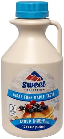 Amazon.com : Sweet Mountain - Sugar Free Maple Taste Syrup (17 FL OZ ...