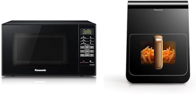 Panasonic NN-E28JBMBPQ Compact Solo Microwave Oven with Turntable ...