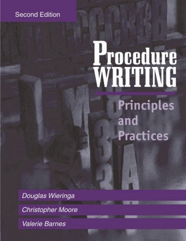 Amazon.com: Procedure Writing: Principles and Practices: 9781574770520 ...