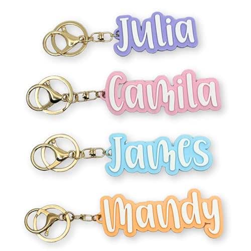 Amazon.com: Custom Keychain, Customized Name, Personalized Key Chain ...