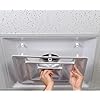 HaVACo 2'x2' Lay-In 3 Cone Supply with 12" Pre-Molded Boot, ABS Plastic ...
