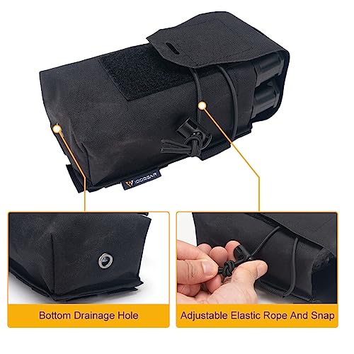 IDOGEAR Double Magazine Pouch 5.56 MM Rifle Mag Pouches Molle Double ...