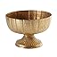 Amazon.com: Distressed Gold Metal Compote Bowl | Gold Compote Vase l ...