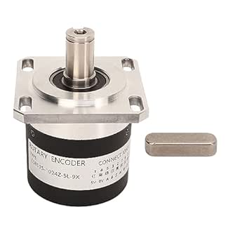 LOCADENCE Rotary Encoder, 15mm Shaft 5V~26V IP54 CNC Rotary Encoder ...