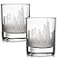 Amazon.com | Greenline Goods Skyline Etched New York City Whiskey ...