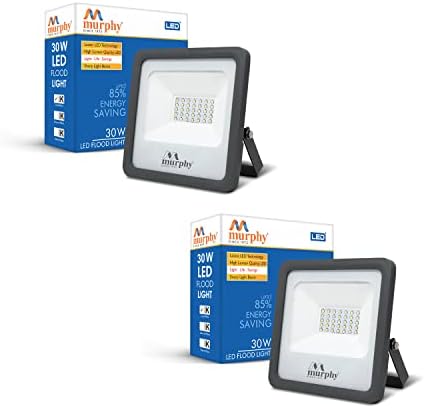 Murphy Genxt LED 30W LED Flood Light, IP65 Rated Outdoor Light Pack of ...