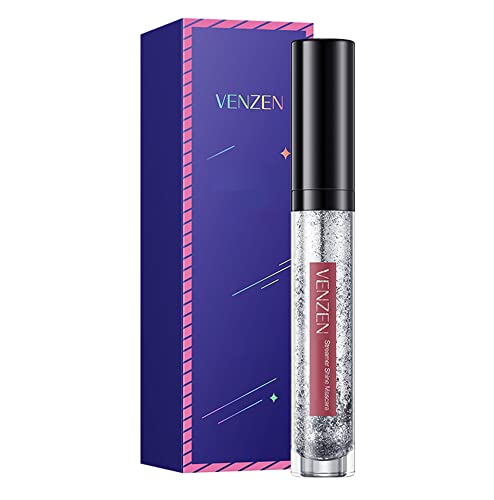 VENZEN Streamer Shine Brush Mascara Long Lasting Crystal Sparkle Eye ...