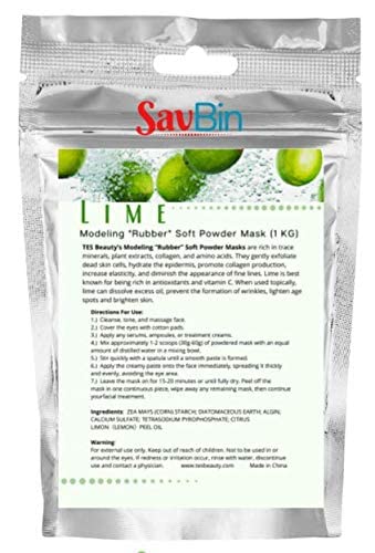 Amazon.com : SAVBIN Modeling Rubber Soft Powder Mask (1 KG) (Citrus - 0 ...