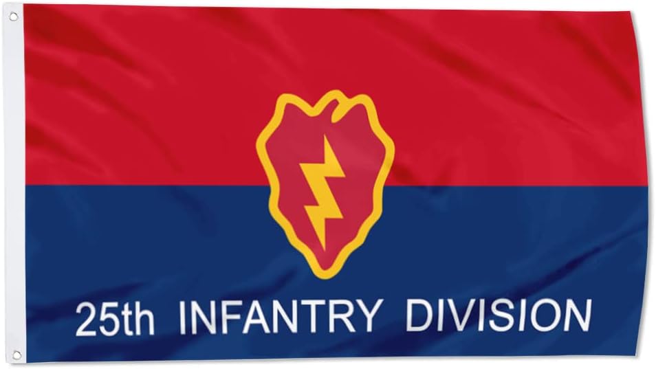 Amazon.com : Fyon Army 25th Infantry division Flag 3x5Feet Military ...