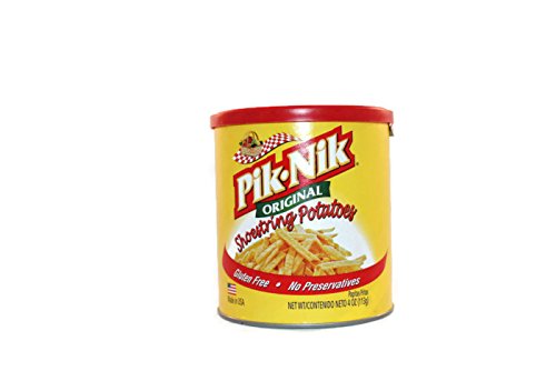 Amazon.com: Pik Nik Shoestring Potatoes ORIGINAL 4 oz (3 Units)