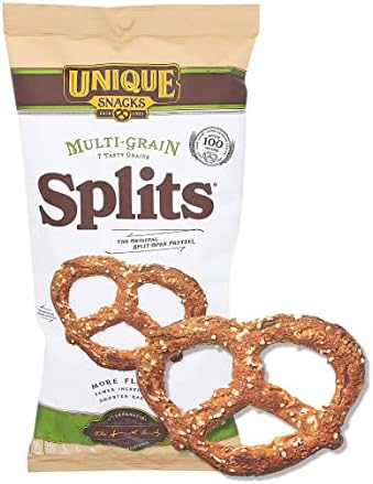 Amazon.com: Unique Sprouted 100% Whole Grain Pretzel Splits (Pack of ...