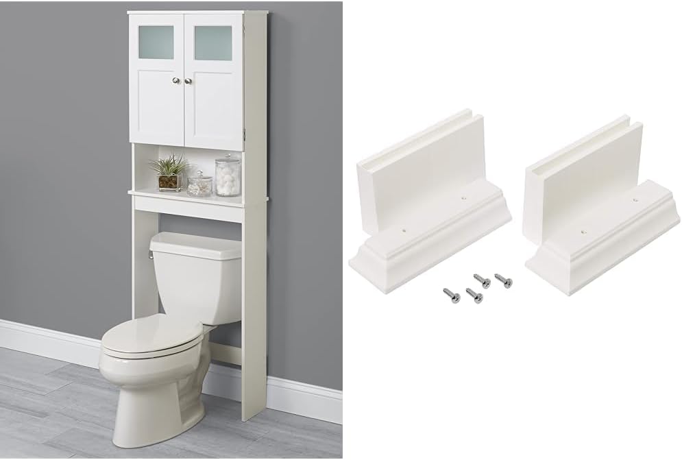 Amazon.com: Zenna Home Over-The-Toilet Spacesaver, Bath Storage, with ...
