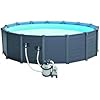 Intex Graphite Gray Panel Pool Set - Panel Wand Aufstellpool - Sehr ...