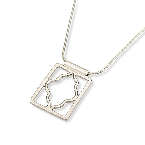 Amazon.com: Sterling Silver 925 Unique Delicate Modern Geometric Square ...