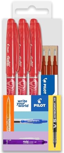 Pilot Frixion Heat/Friction Erasable Rollerball Pen FR7 - Medium Line 0 ...