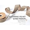 Amazon.com: Keypan Camel Christmas Tree Ribbon Velvet Wired Ribbons 2-1 ...
