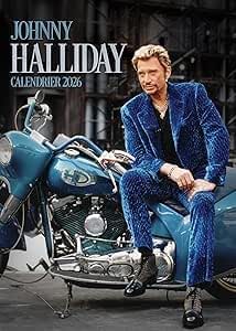 Calendrier mural Johnny Halliday 2026, format A3, couleur complète ...