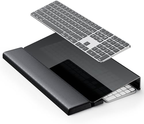 Amazon.com : Computer Keyboard Stand Acrylic Tilted Keyboard Holder for ...