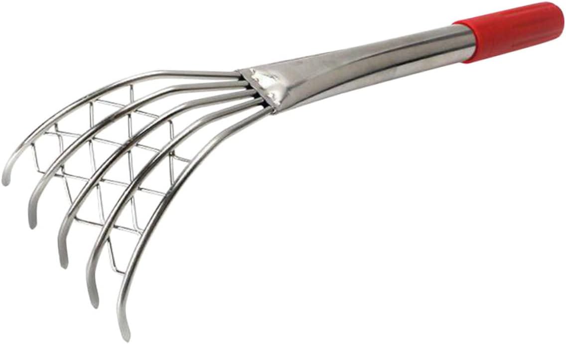 Amazon.com : OFFSCH Rake with Mesh Net Handheld Clamming Rake for ...