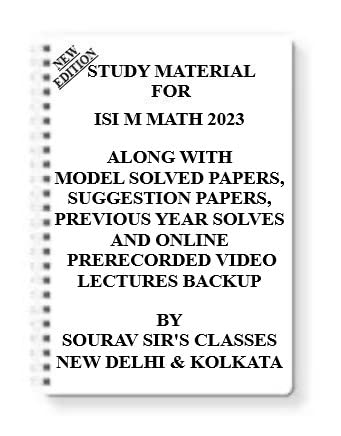 ISI M.Math Exam 2026-2027 | Study Material Pack of 4 Books with Model ...