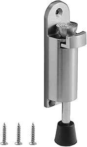 Heavy Duty Door Foot Stopper Holder Floor Stop Spring Loaded Door Stop ...