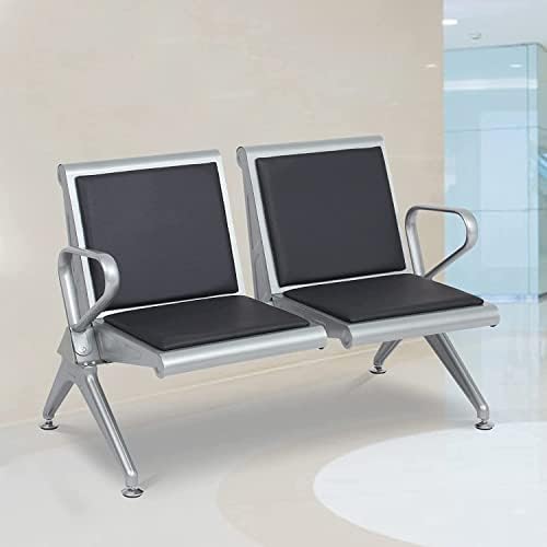 Amazon.com: Kinsunny Waiting Room Reception Chairs - 2-Seat PU Leather ...