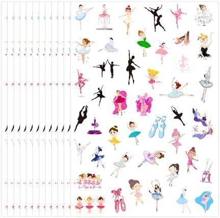 Amazon.com: 500 PCS Ballet Dance Themed Stickers,Dacing/Dance Movements ...