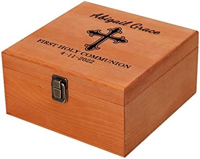 Amazon.com: Engraved First Communion Valet Box, Personalized First Holy ...