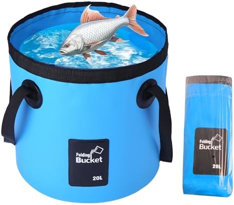 Collapsible Bucket Camping Portable Water Storage Container 20L ...