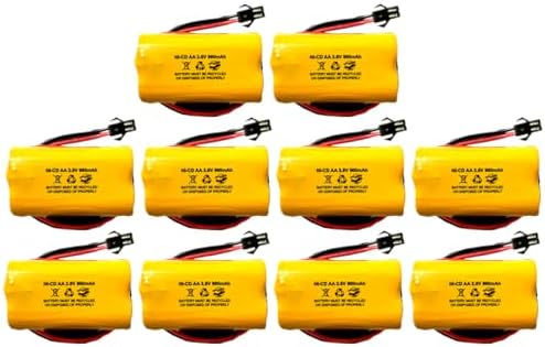 Amazon.com: (5 Pack) Exit Sign Emergency Light NiCad Battery 3.6v ...