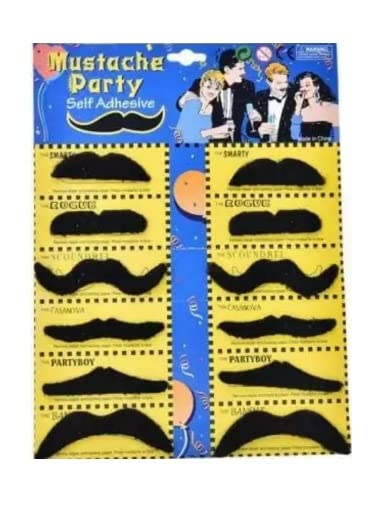 AIS - Fake Moustache Different Style Skin Friendly Stick-on Fake ...