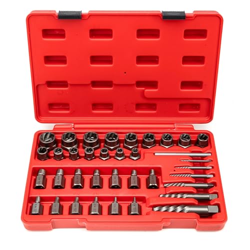 Snapklik.com : 04208A Master Screw, Nut, & Bolt Extractor, 36 Piece Lug ...