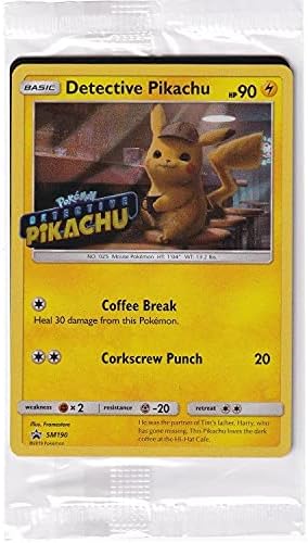 Detective Pikachu Holo Movie Promo SM190 Pokemon Card 2019 – Stamped ...