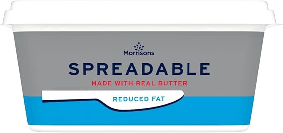 Morrisons Reduced Fat Spreadable with Real Butter, 450g : Amazon.co.uk ...