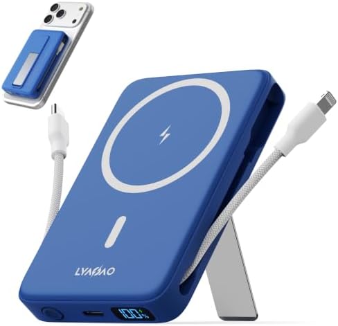 Amazon.com: LYAOAO No More Forget Cables! 10000mAh Ultra Slim Magnetic ...