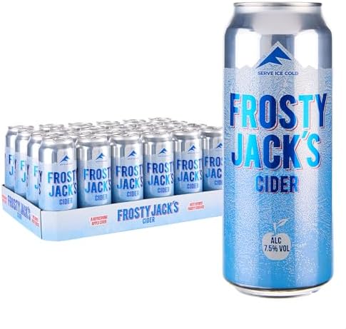 FROSTY JACK'S Original Apple Cider 7.5% ABV – 24 x 500ml Cans | Bold ...