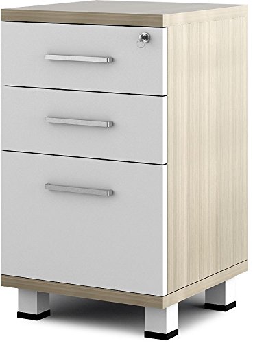 Spacewood Nova Pedestal Storage Unit with 3 Drawers (Douglas Larch ...