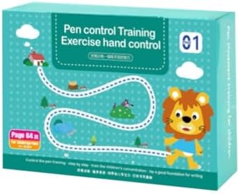 Parshya Kids Pen Control Practice Workbook for Ages 2–6 | Reusable Book ...
