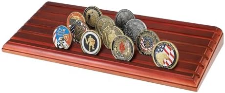 Amazon.com: Samplife Challenge Coin Holder Display, 6 Rows Military ...