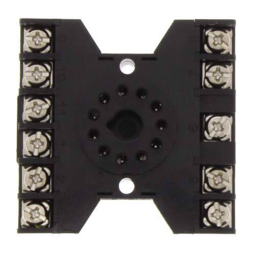 11-Pin Socket Wiring Base with Panel Surface Mounting - Amazon.com