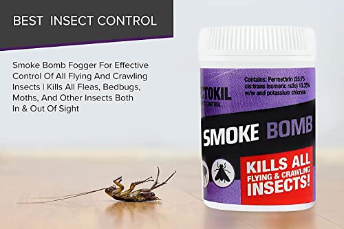 InsectoKil Smoke Bombs Mini Smoke Bomb Foggers for Effective Control of ...