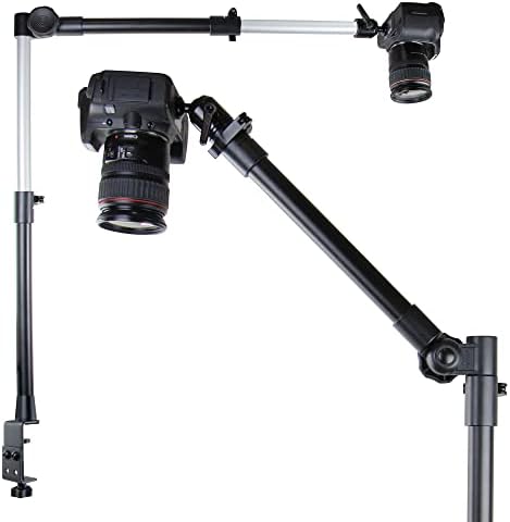 Amazon.com : iBOLT Stream-Cast Overhead Camera Rig Desk Mount for DSLR ...