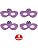 Amazon.com: Beistle Purple Fabric Hero Masks – 4 Pack, Classic Eye ...