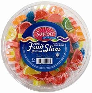 Amazon.com : Savion Candy Fruit Slc Mini : Grocery & Gourmet Food