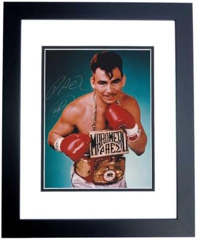Jorge "El Maromero" Paez Autographed Boxing 8x10 Photo BLACK CUSTOM ...